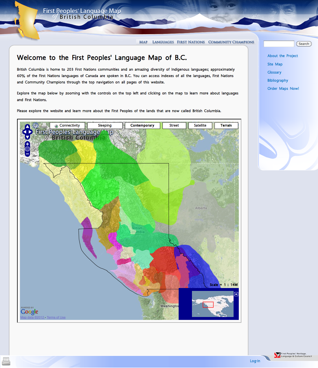 The First Peoples’ Language Map of BC | Walkabout 2014